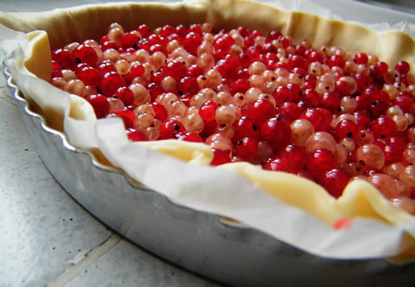 Recette - Tarte aux groseilles et à la Vergeoise