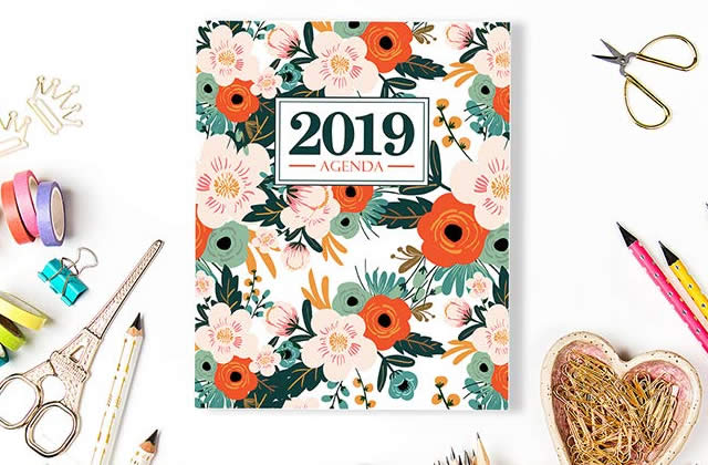 Où trouver un joli agenda 2019 ? Sélection sur Etsy, Amazon et Creavea