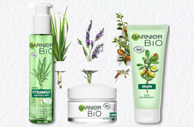 Garnier Bio est la nouvelle marque bio et éco-responsable de Garnier
