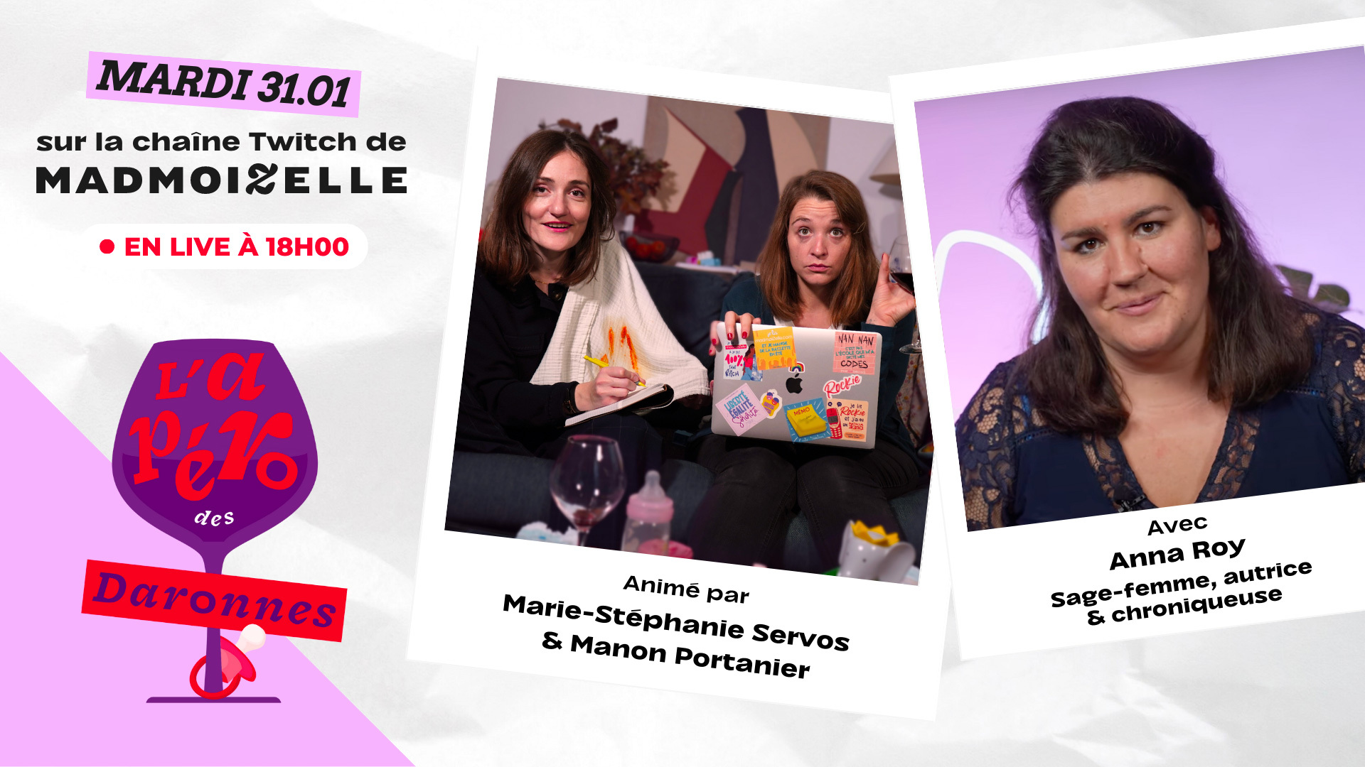 Rendez-vous ce soir avec Anna Roy pour notre Apéro des Daronnes ! - Madmoizelle